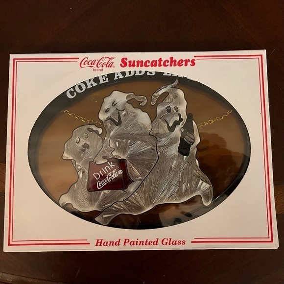 Coca Cola | Art | Vintage Coca Cola Suncatcher Coke Adds Life Ghosts ...